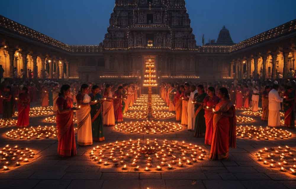 How Villages in Karnataka Celebrate Karthika Deepotsavam - Hindutone