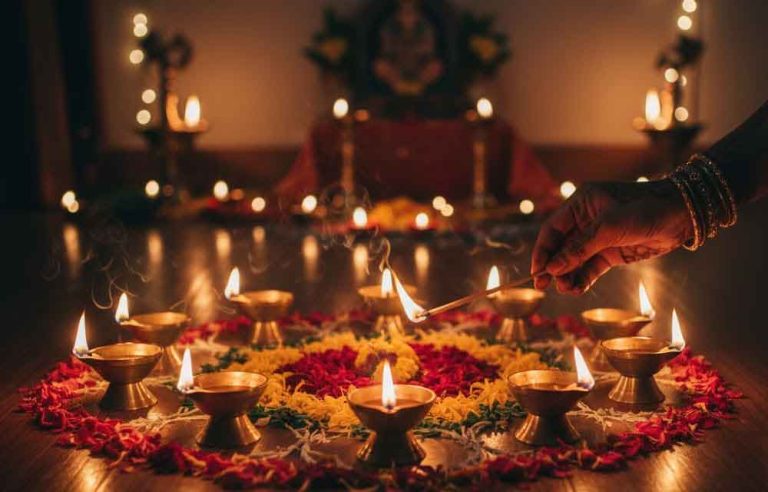 Lighting 13 Diyas: The Traditional Diwali Ritual & Its Meaning - Hindutone