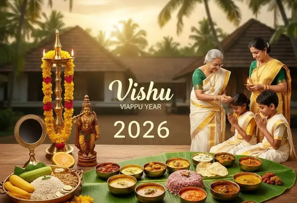 Vishu 2026: Kerala New Year Date, Vishu Kani, Sadhya Feast, Rituals ...